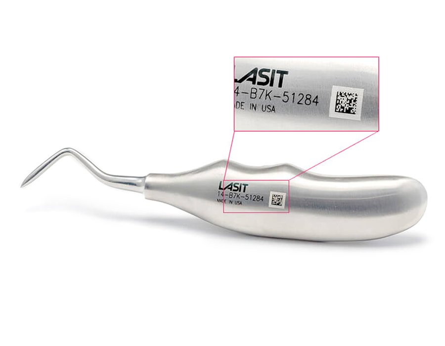 Laser marking on medical components - Metal and plastic - LASIT